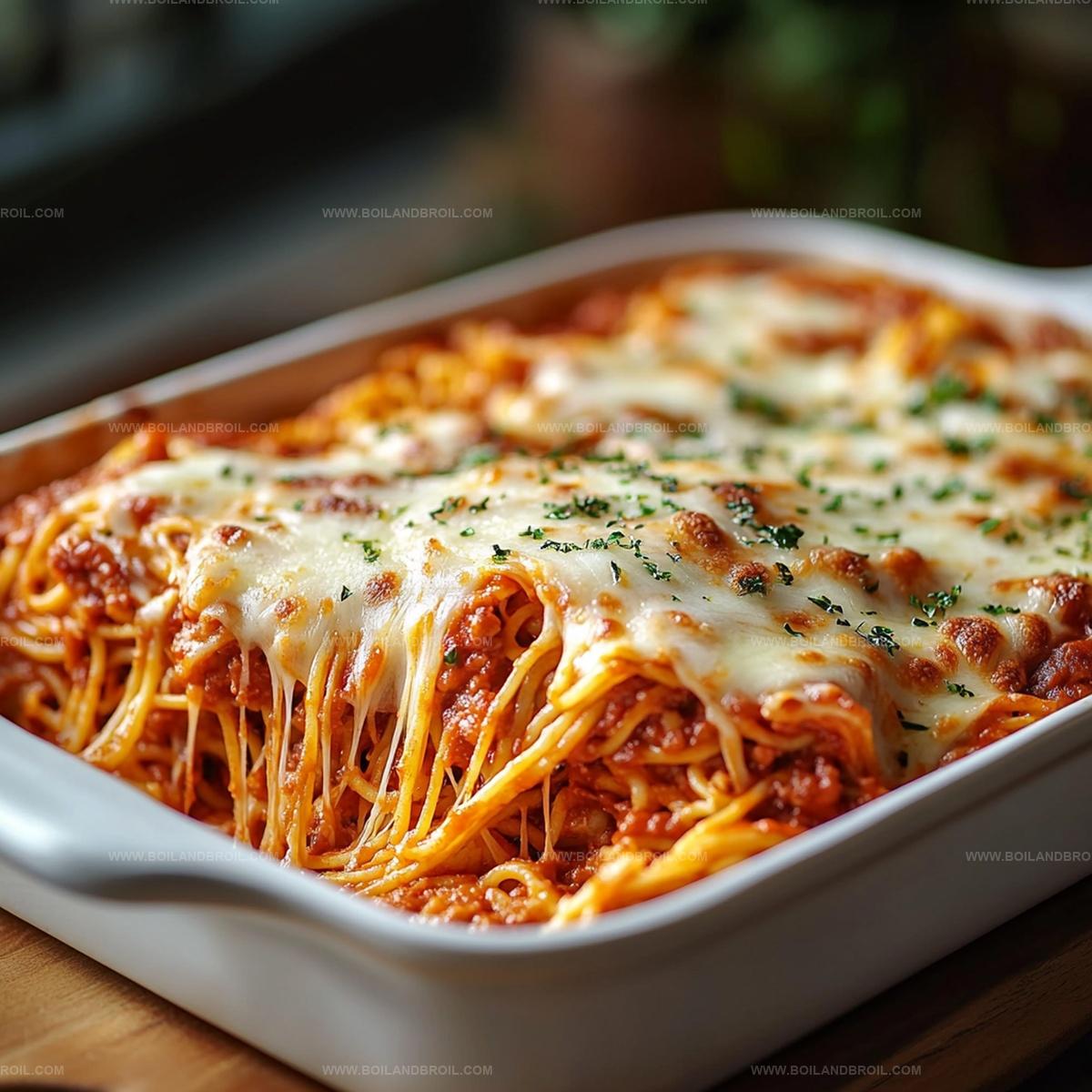 Easy Cheesy Baked Spaghetti Recipe: A Comforting Dinner Win - Boil And ...