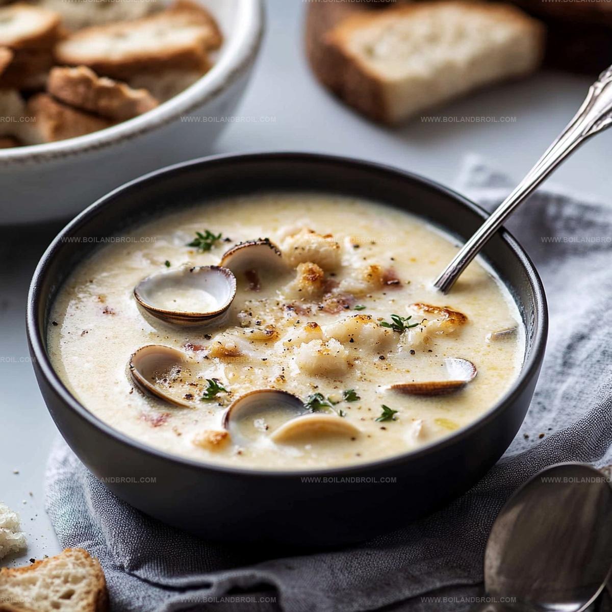 Creamy Classic Clam Chowder Recipe: A Cozy Comfort Bowl - Boil And Broil