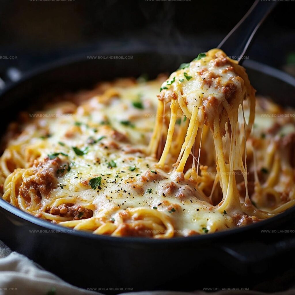 Easy Cheesy Baked Spaghetti Recipe: A Comforting Dinner Win - Boil And ...