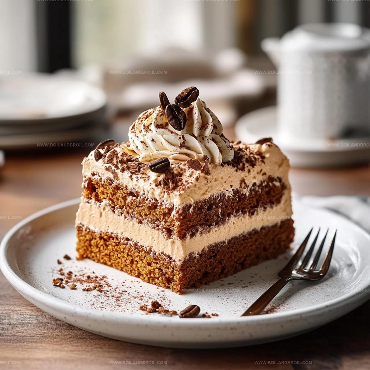 Irresistible Cappuccino Cake Recipe for Coffee Enthusiasts - Boil And Broil