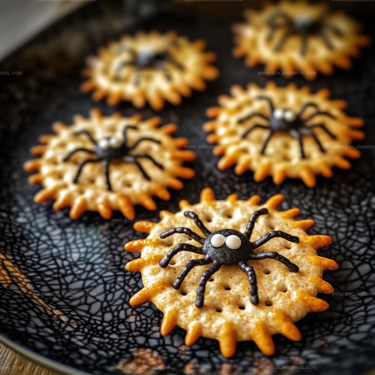 Easy Ritz Cracker Spiders: A Spooky Halloween Treat Recipe - Boil And Broil
