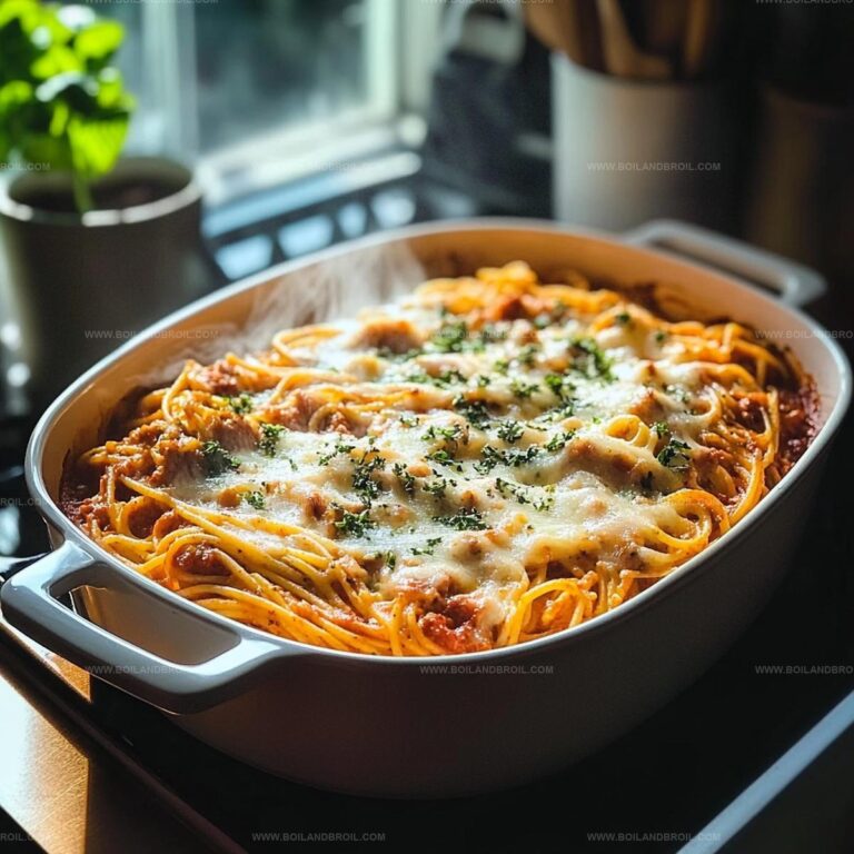 Easy Cheesy Baked Spaghetti Recipe: A Comforting Dinner Win - Boil And ...