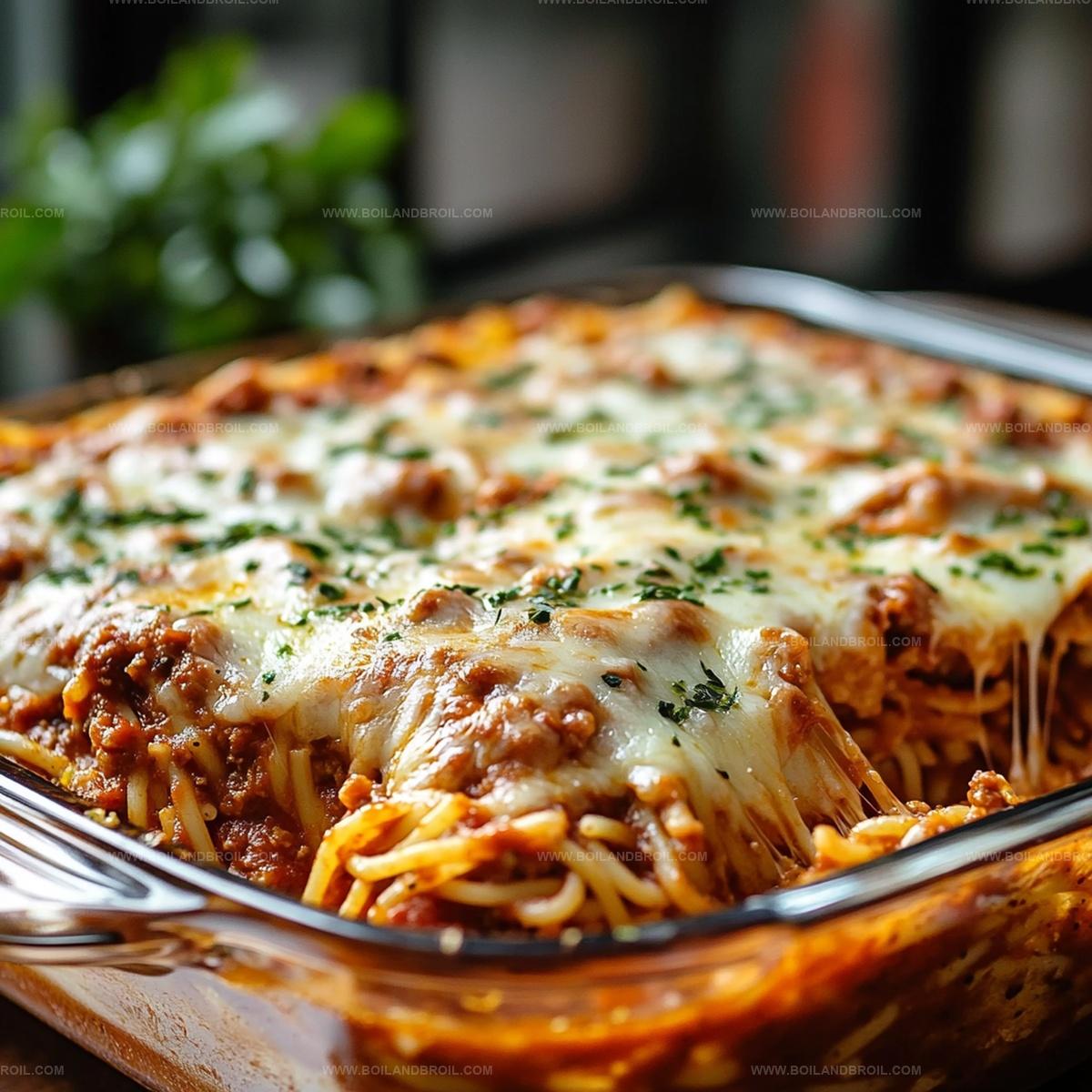Easy Cheesy Baked Spaghetti Recipe: A Comforting Dinner Win - Boil And ...