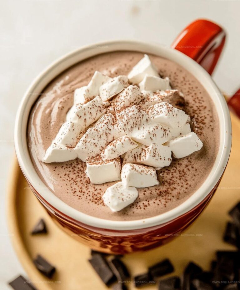 Warm, Creamy 3 Ingredient Hot Chocolate Dip Recipe - Boil And Broil