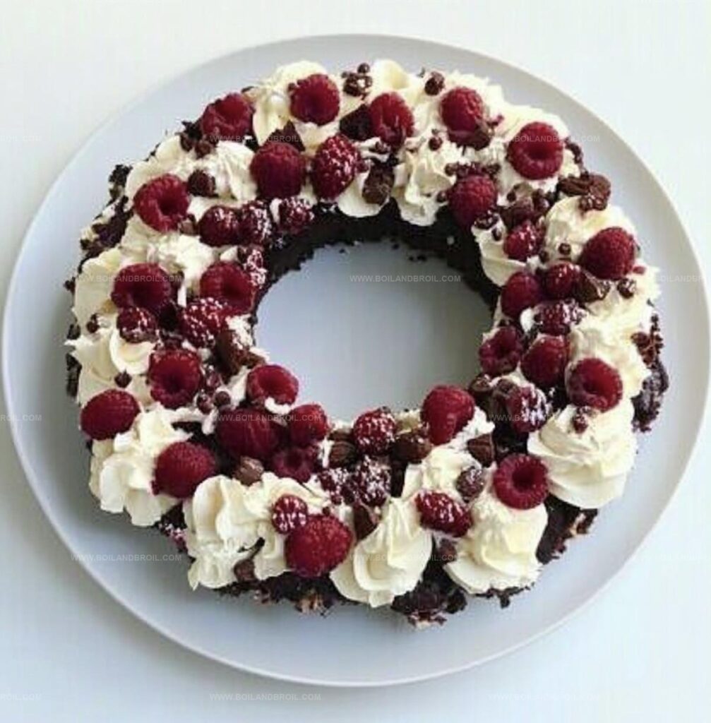 The Perfect Black Forest Wreath Recipe for Sweet Joy - Boil And Broil