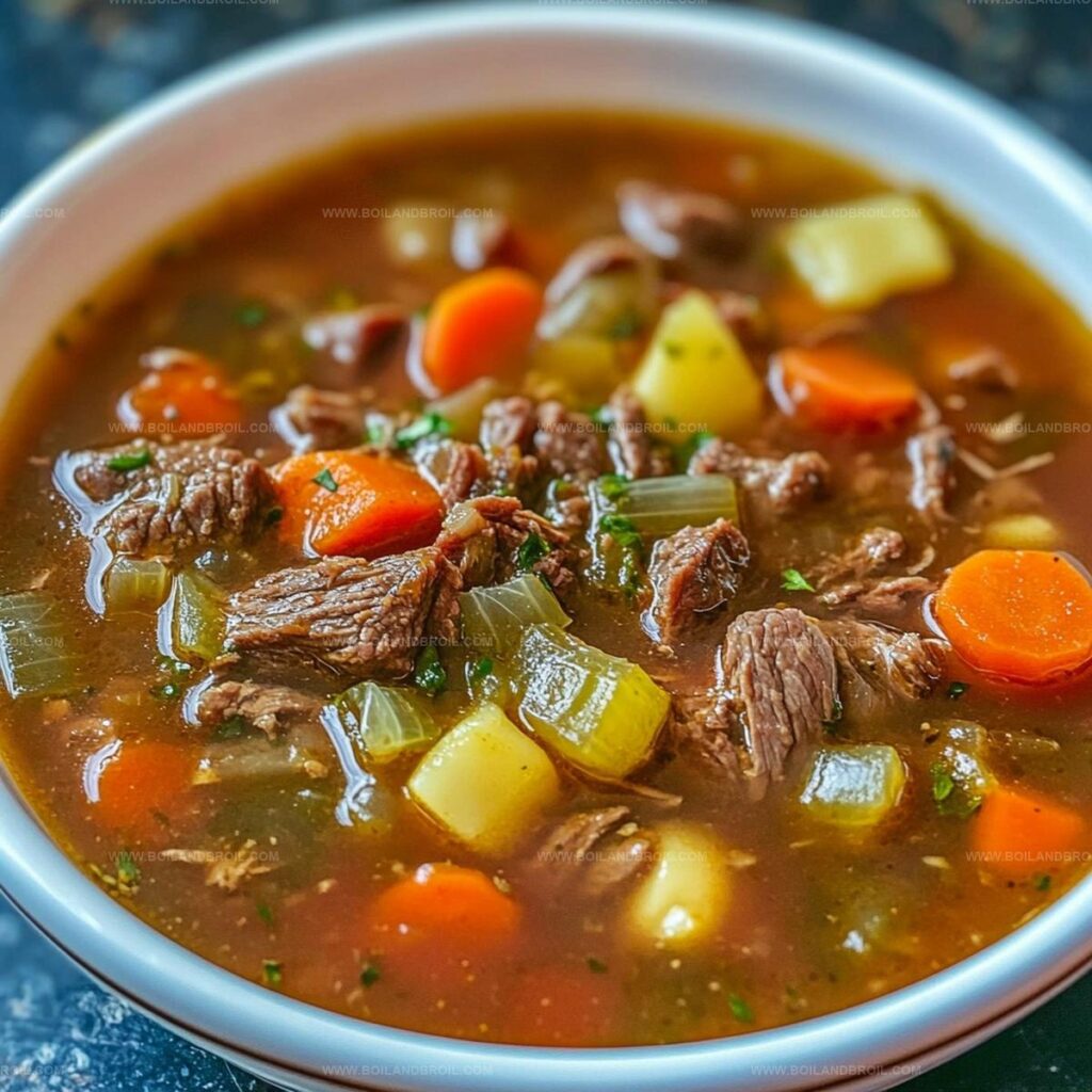The Heartwarming Easy Vegetable Beef Soup Recipe for Cozy Nights - Boil ...