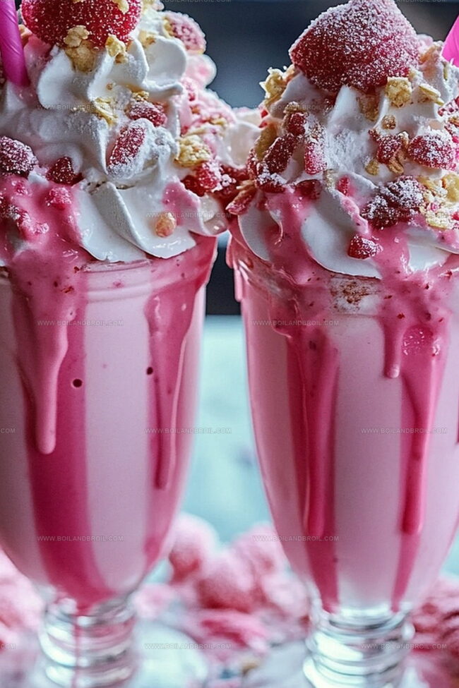 The Sweet Symphony: Pink Candy Freakshakes Recipe for Bliss - Boil And ...