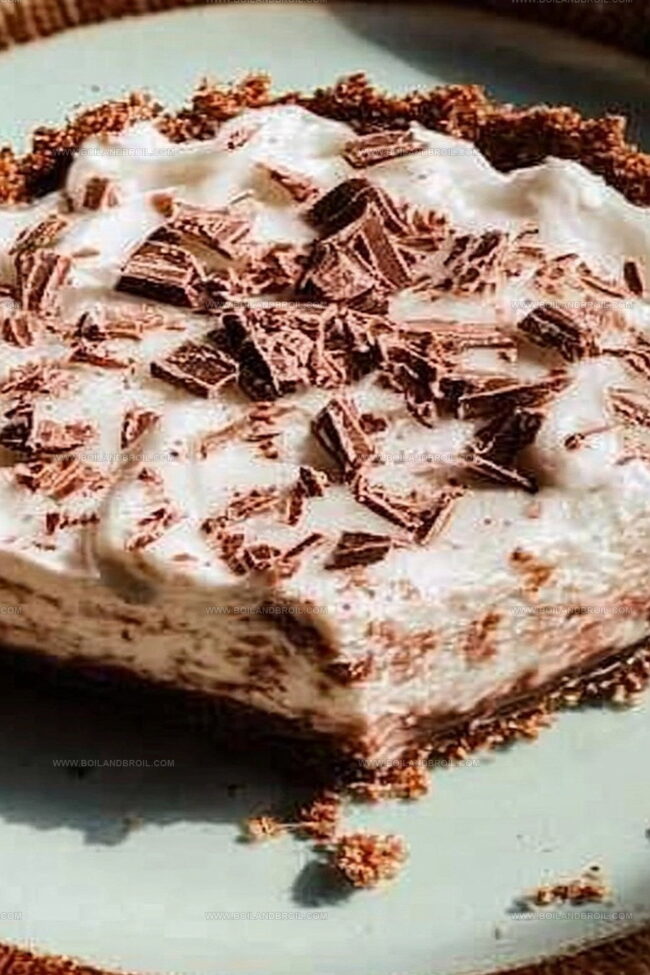 Dreamy Hot Chocolate Ice Box Pie Recipe: A Frosty Delight - Boil And Broil