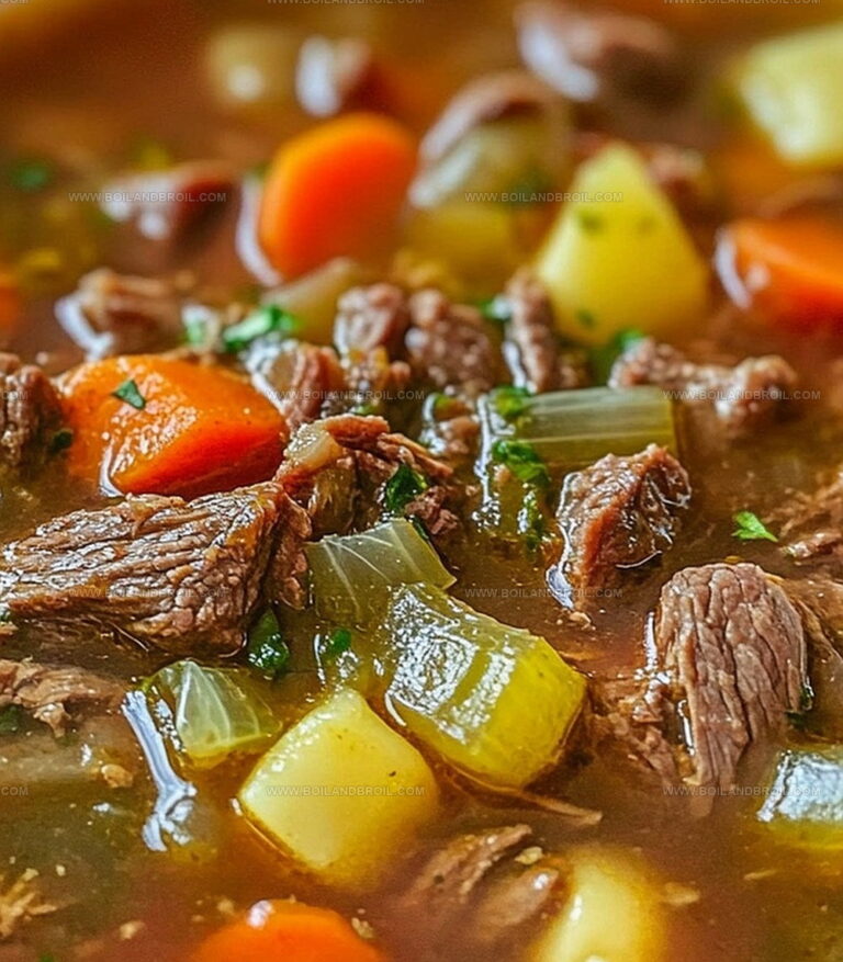 The Heartwarming Easy Vegetable Beef Soup Recipe for Cozy Nights - Boil ...