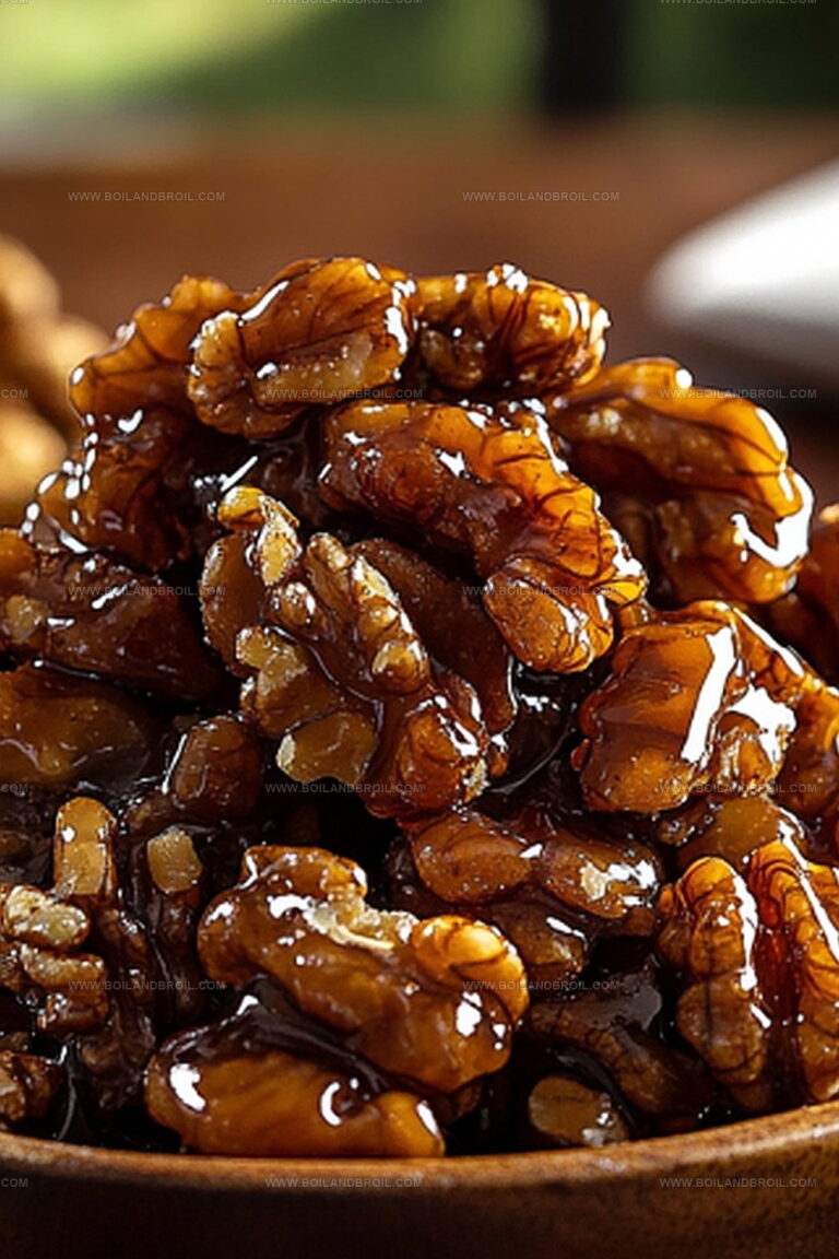 The Easiest Candied Walnuts Recipe: Sweet Crunchy Goodness - Boil And Broil