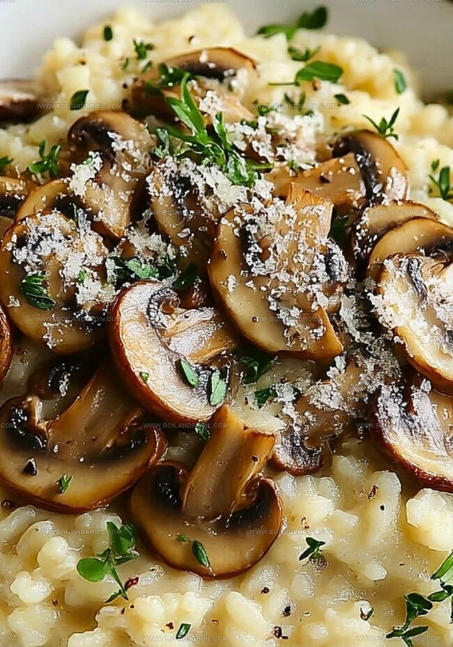The Coziest Creamy Mushroom Risotto Recipe for Dinner Magic - Boil And ...